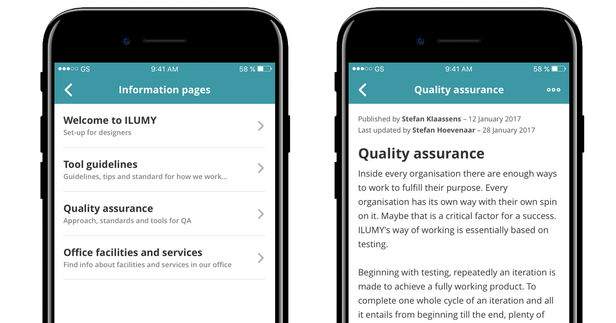 Features in the app – BCS Connect